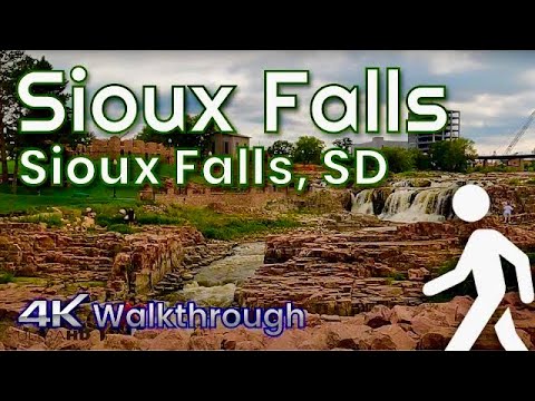 Walkthrough of Sioux Falls Park | Sioux Falls, SD | 4K