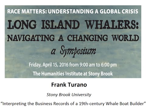 Frank Turano, “William Cooper: Interpreting the Records of a 19th-century Whale Boat Builder”