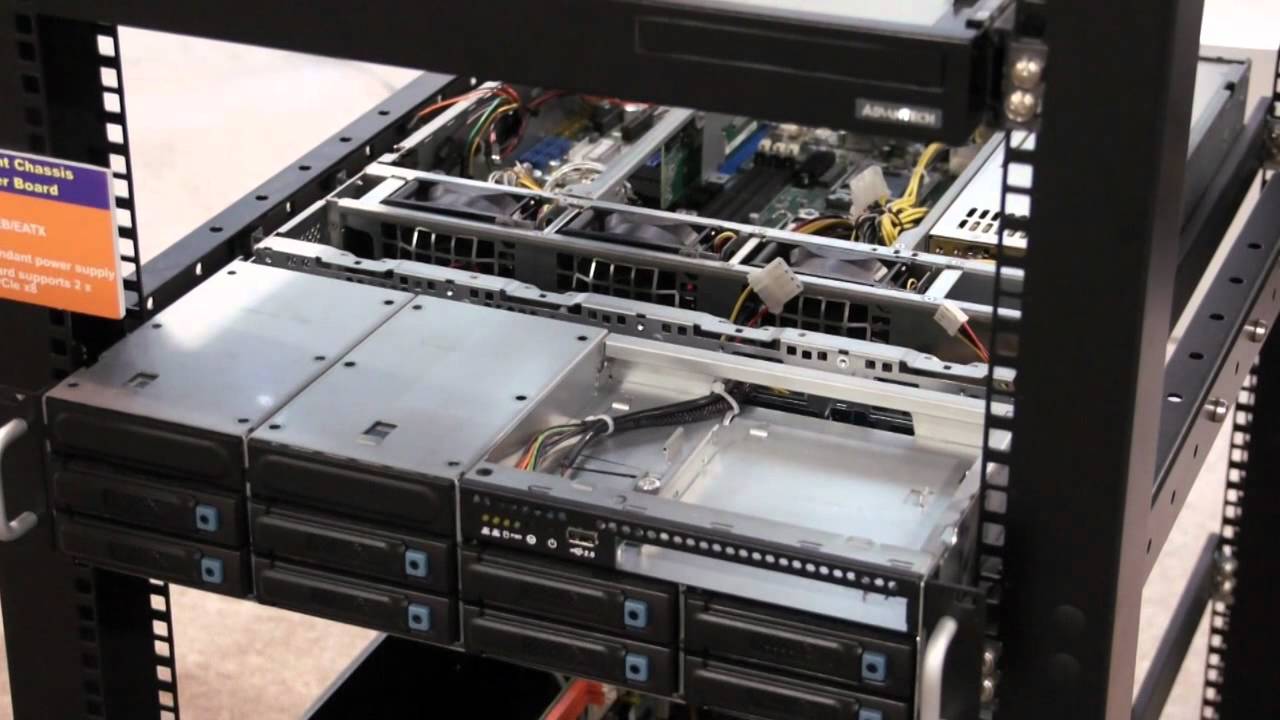 HIMSS 2012 - Advantech Industrial Rackmount Chassis: IPC-100, HPC-7280, and ACP-4320