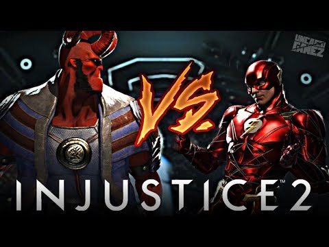 Injustice 2 Ranked Online - HELLBOY VS Justice League FLASH!!