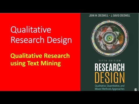 Research Design Creswell | Qualitative Research using Machine Learning