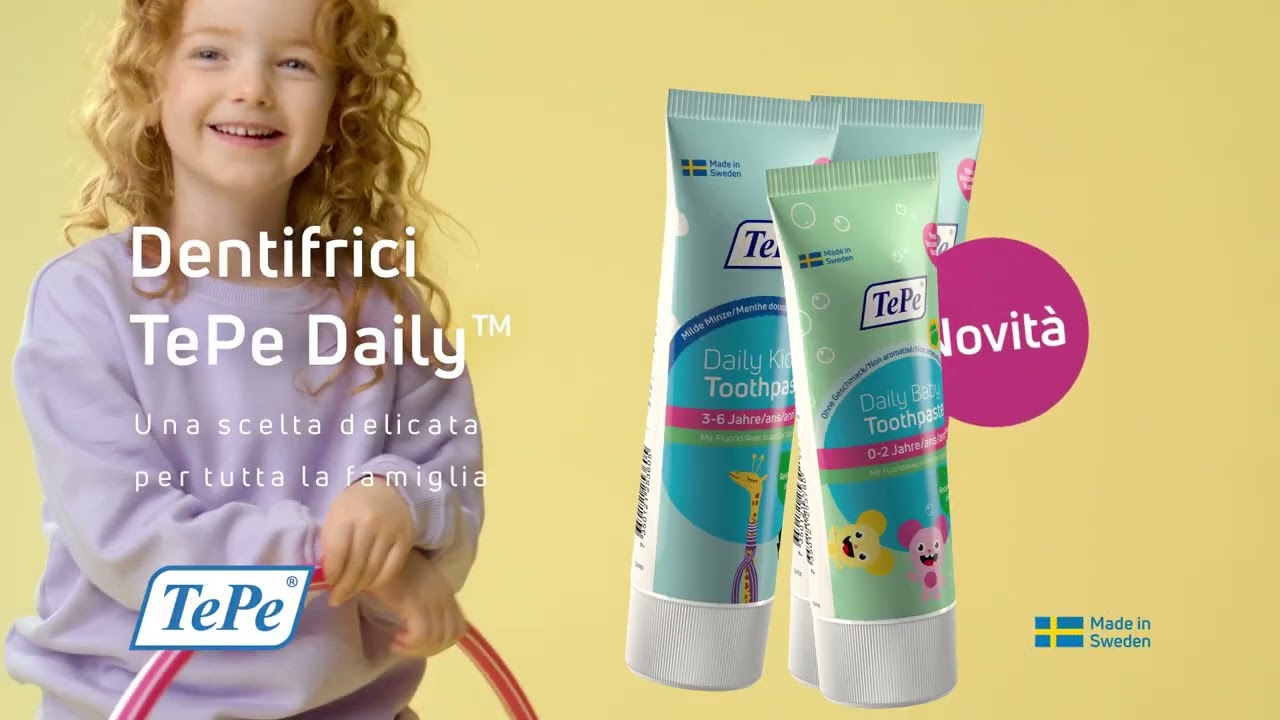 TePe Daily Toothpaste for gentle, everyday use