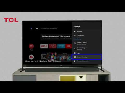 how to change the name of TV on TCL Android TV