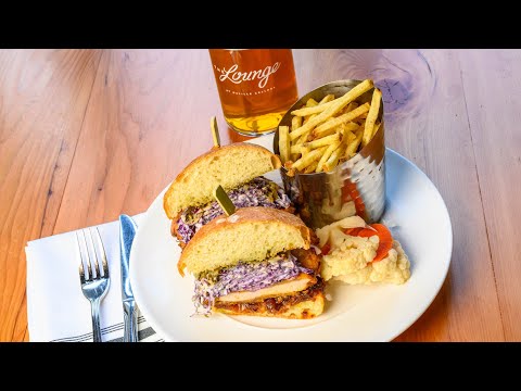 Chicken Parmesan Sandwich at The Lounge Restaurant