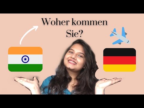WOHER KOMMEN SIE? How to ask ' From where do you come?' IN GERMAN.