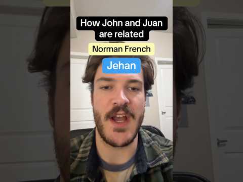 John and Juan are literally the same name #linguistics #language #etymology #history