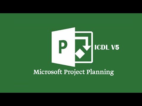 شرح حل امتحانات ICDL V5 تخطيط المشاريع عربي 1 Exam Project Planning ...