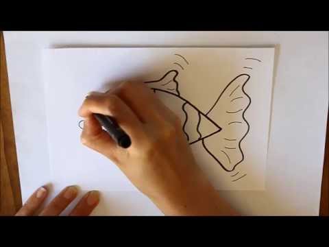 Cómo dibujar un pez a rayas Dibuja Conmigo dibujos de animales de mar ...