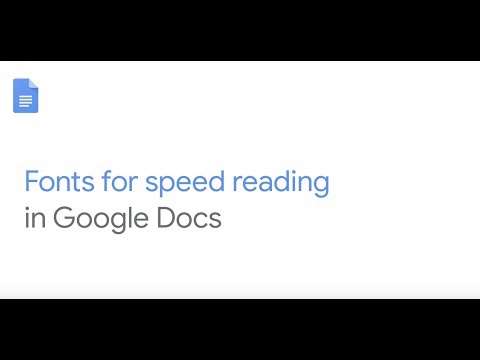 Add a Lexend font in Google Docs