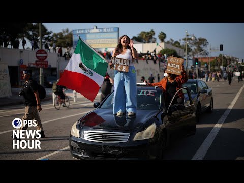 Troops deployed in LA as immigration raids stir fear and protests