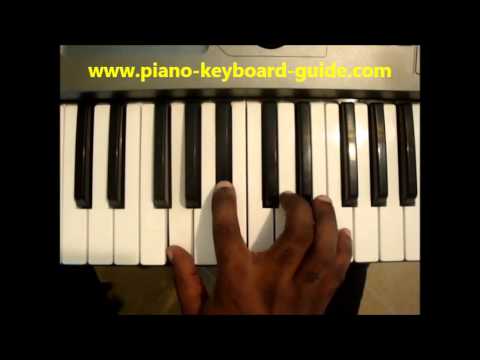How To Play Gmin7 (G Minor Seven, Gm7) Chord On Piano & Keyboard