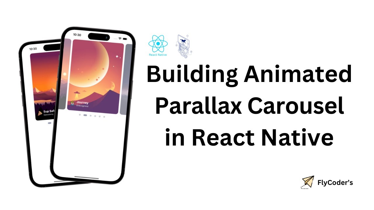 React Native Custom Parallax Carousel and Pagination With Reanimated From Scratch