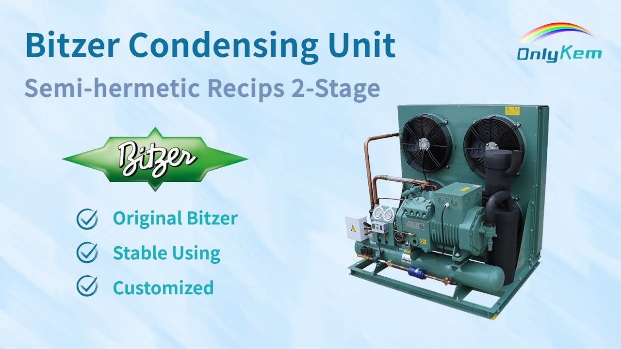 Bitzer Condensing Unit - Semi-hermetic Recips 2-Stage