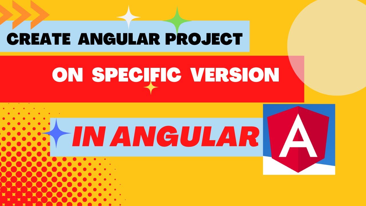Create angular project on specific version