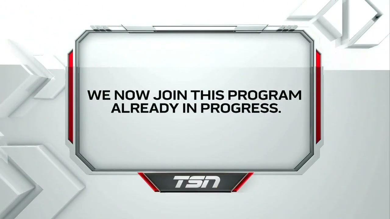 TSN bumper - We now join this program already in progress