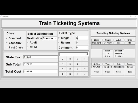 How to Create an Advanced Train Ticketing System in Python - Full Tutorial
