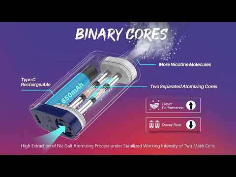 HorizonTech Binaries Cabin 10.000 Puffs Disposable Vape 21 Flavors 2/3/5 % Nic Alternatives !