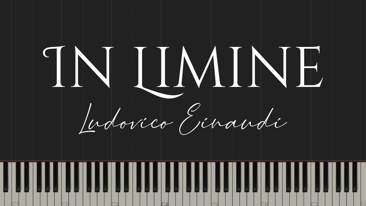 In Limine - Ludovico Einaudi (Piano Tutorial)