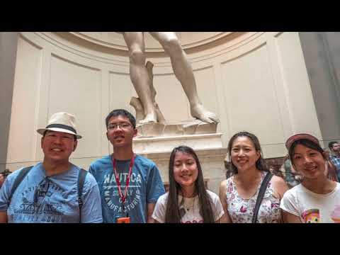 The Accademia Gallery Museum, Florence, Italy.