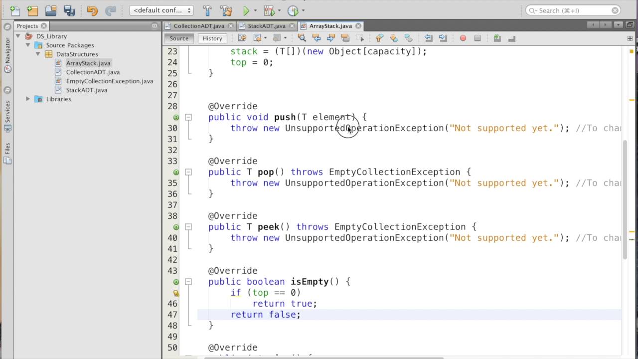 ArrayStackImplementation