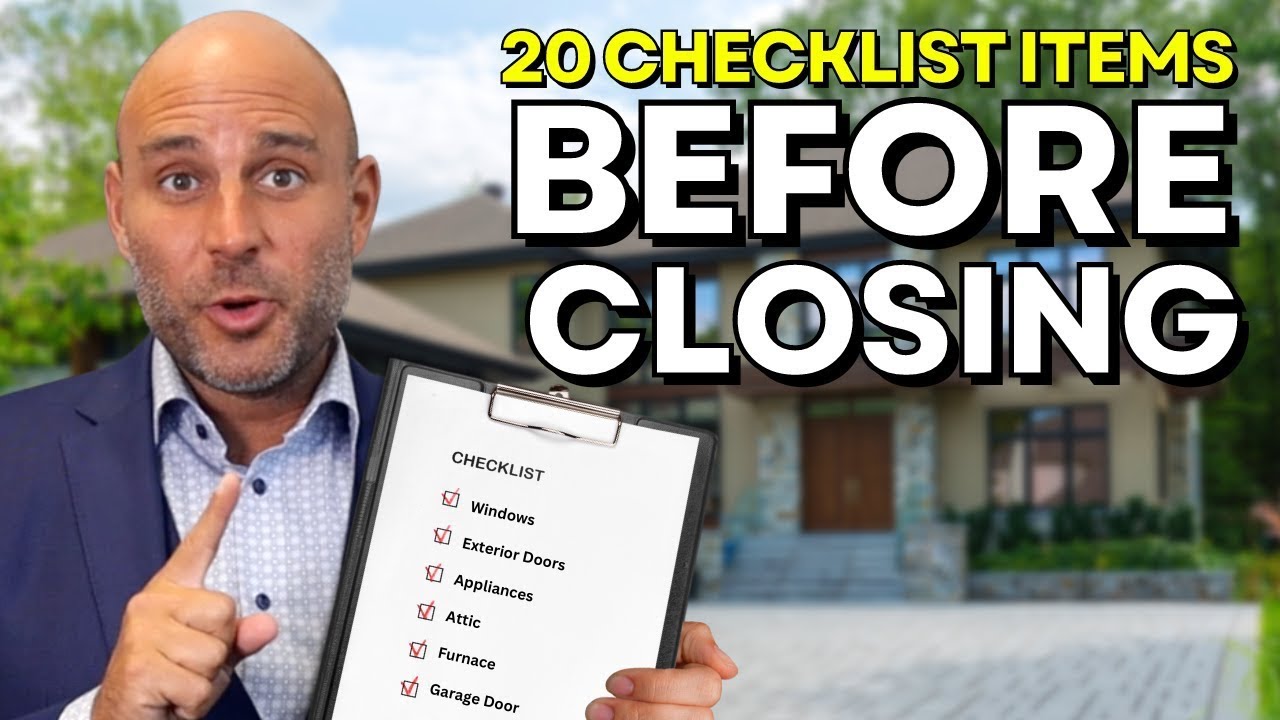 New Construction Home Final Walkthrough Checklist