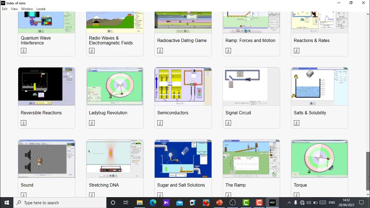 Phet Simulation Desktop App