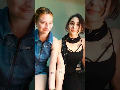 tattoos shows how your friendship has grown over the years through the good and bad times #shorts