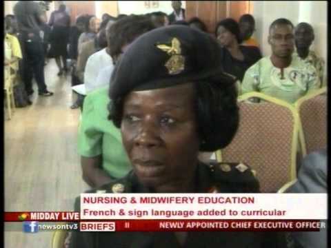 MiddayLive - French & sign language to be added to curricular for nurses and midwives - 3/2/2016