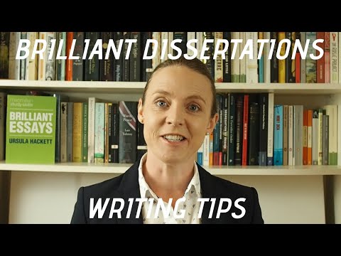 Writing tips (Brilliant Dissertations)