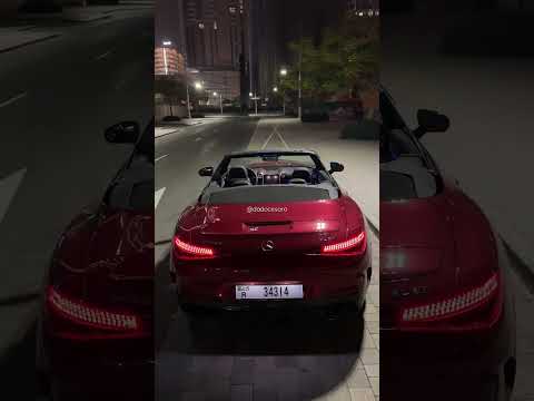 MERCEDES-AMG SL55 - LIGHT SHOW😮💨 #dubai #amg #sl55amg #amgs