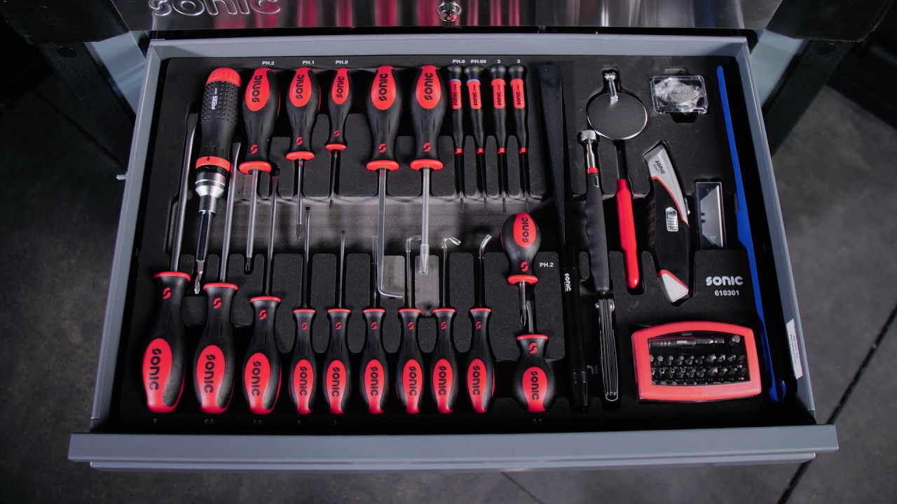 Sonic Tools | S9 + Aviation A&P Toolkit, 263-PCS.