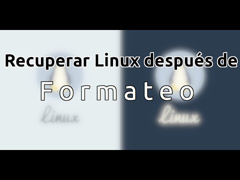 En Linux es muy fácil recuperar tu configuración al formatear