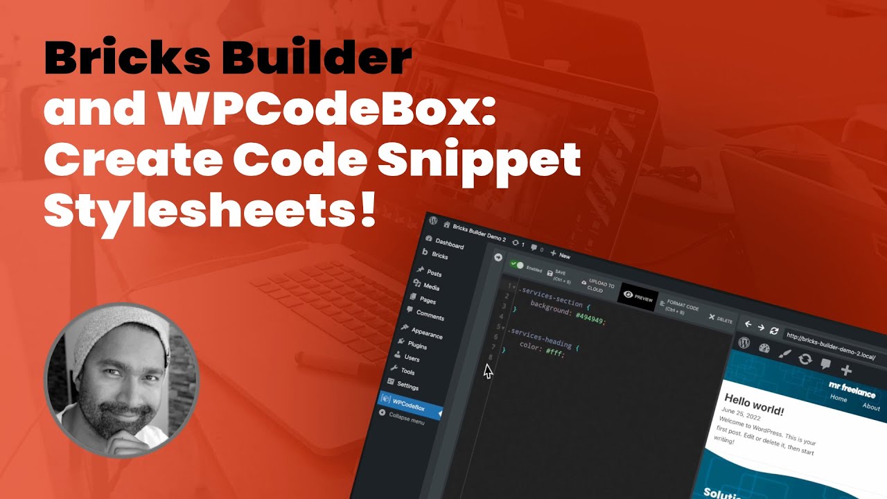 Creating A Custom Stylesheet Using WPCodeBox For Bricks Builder Website