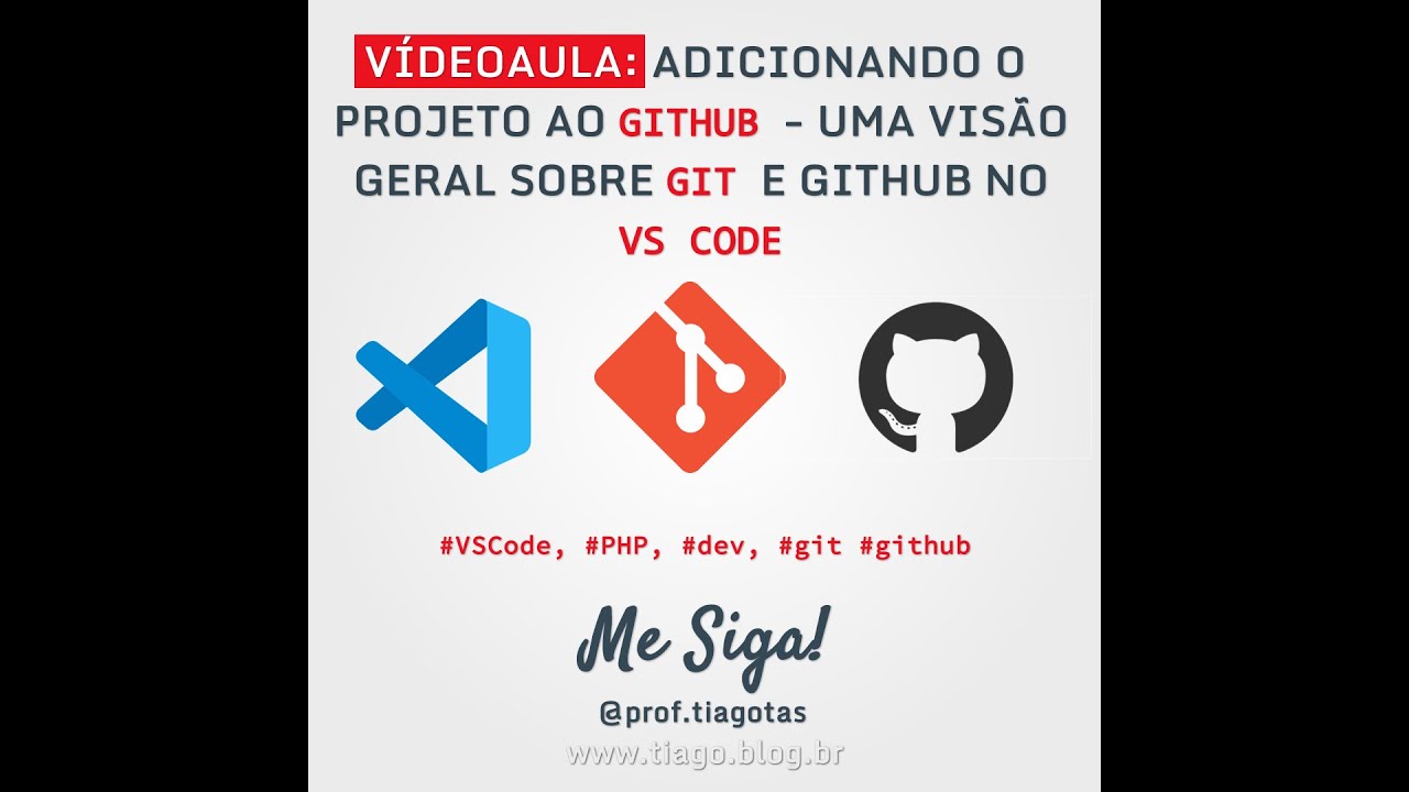 PHP - ADICIONANDO O PROJETO DO GITHUB - CONCEITOS BÁSICOS SOBRE GIT E GITHUB