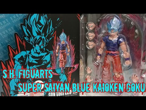 S.H. Figuarts Super Saiyan Blue Kaioken Goku UNBOXING / Rereview