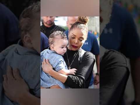 Janet Jackson And Her 7 years Old Son Eissa Al Mana