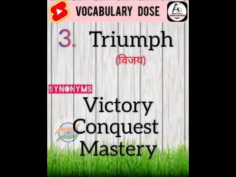 English Vocabulary(168):|Some Synonyms|By-Ankush Sir|NDA|Airforce|Navy|Coastguard|SSC #ytshorts