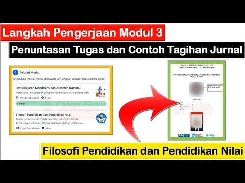 Langkah Pengerjaan Modul 3 PPG 2025 hingga Tuntas ~ Contoh Jurnal Pembelajaran Pendidikan Nilai
