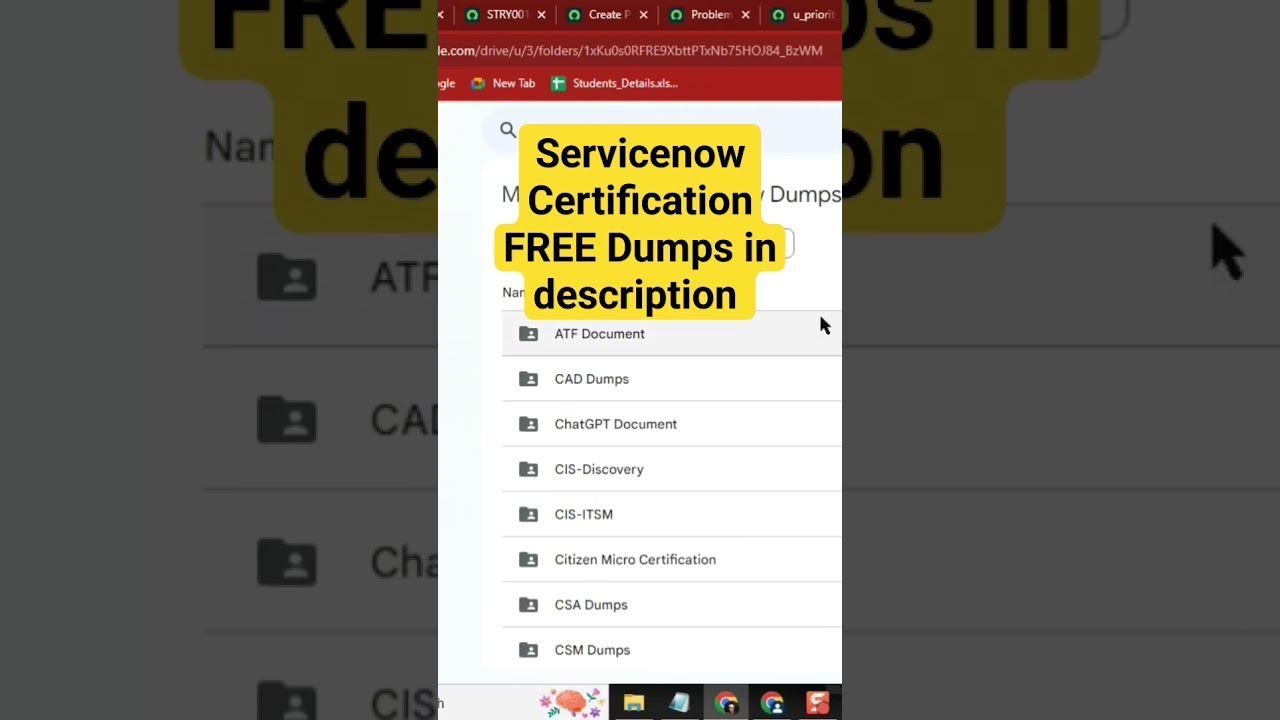 ServiceNow Certification Dump FREE sharing #servicenow #skfacts #interviewquestions