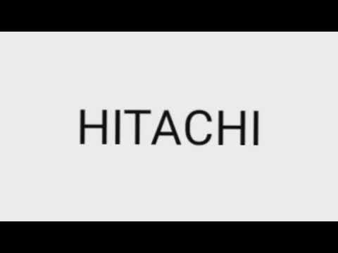 How to pronounce HITACHI