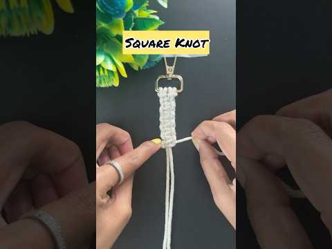 Master Macrame with the SQUARE KNOT Technique Today! #knotfulcreations #macrametutorial