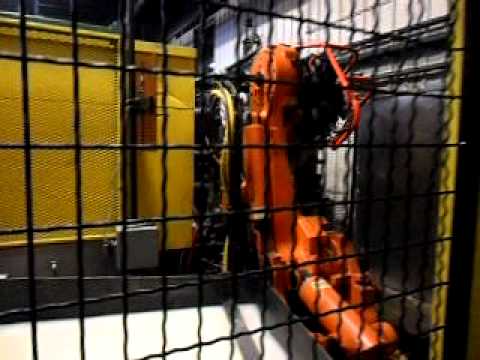 Nachi SA160 robot tending a Die casting machine