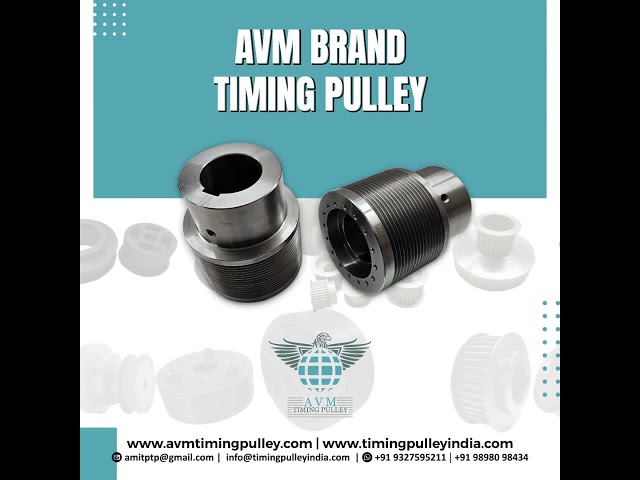5mm High Torque Drive Pitch Timing Pulley - AVM 12T-5M-9W Timing Pulley ...