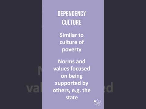 Culture de la dépendance | Sociologie en 60 secondes (Pauvreté, travail et protection sociale)
