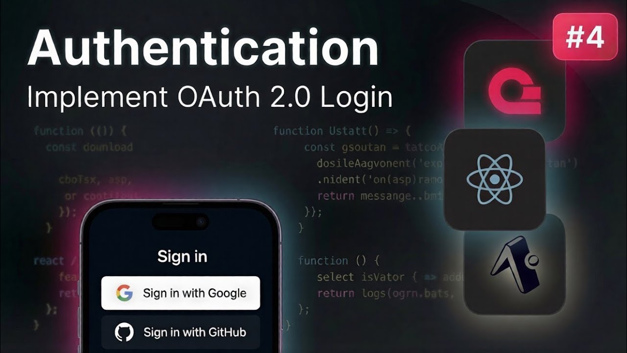 04 - Google and Github login | React Native Appwrite Authentication