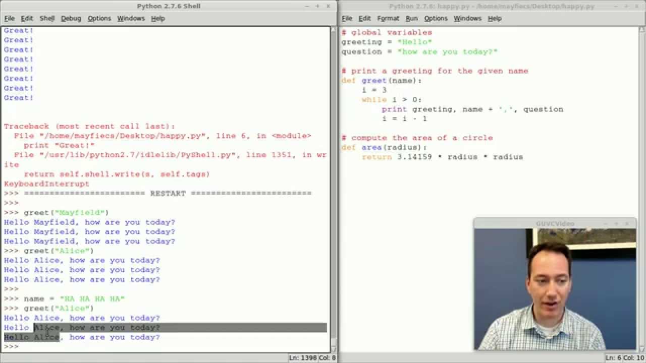 JMU CS 101: More Python