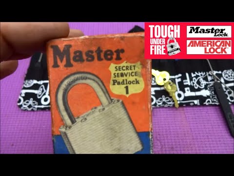 (388) Master Lock "Secret Service" Padlock