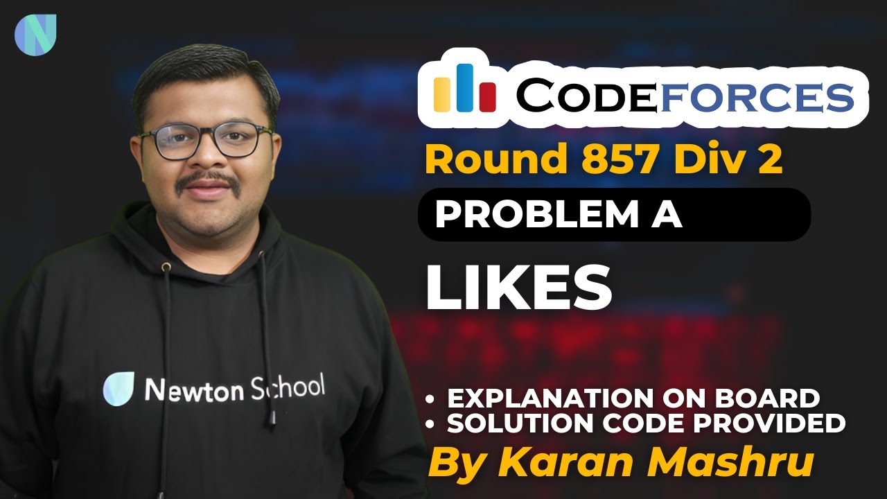 Codeforces Round 857 Div 2 | Problem A : Likes Solution | Explanation + Code | Hindi Editorial