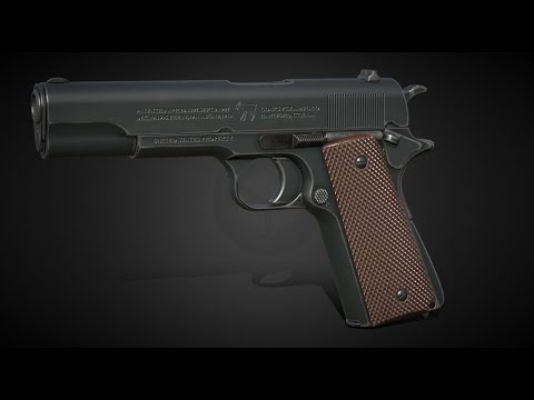 1911 Pistol в 3D от Firewarden