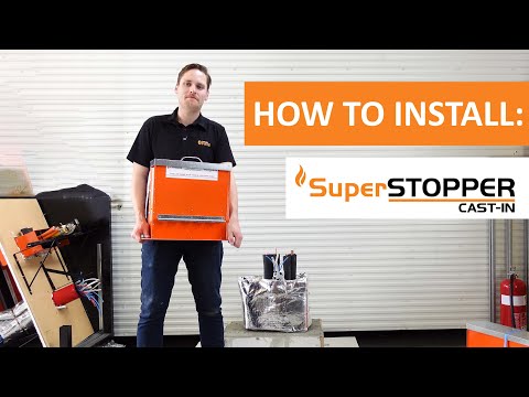 How to Install a SuperSTOPPER Cast-In